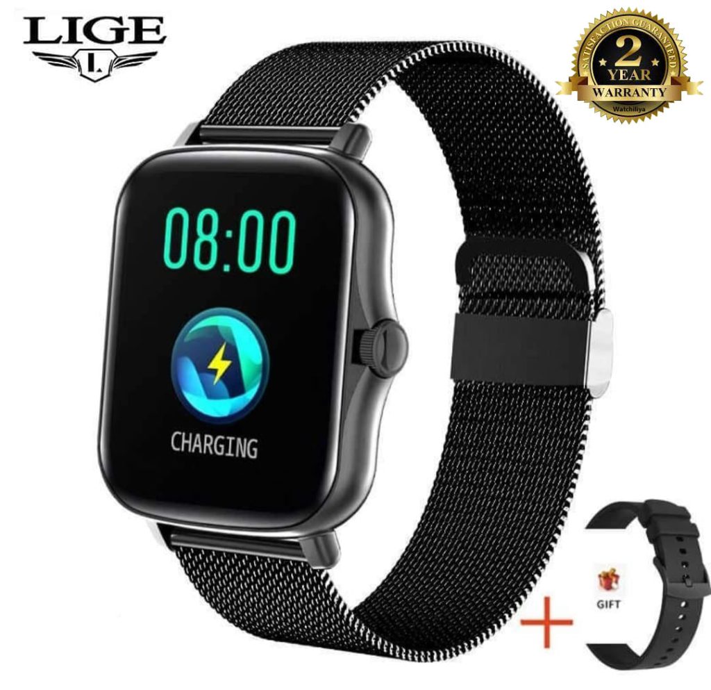 LIGE Full Touch Bluetooth Calling Multifunctional Smartwatch
