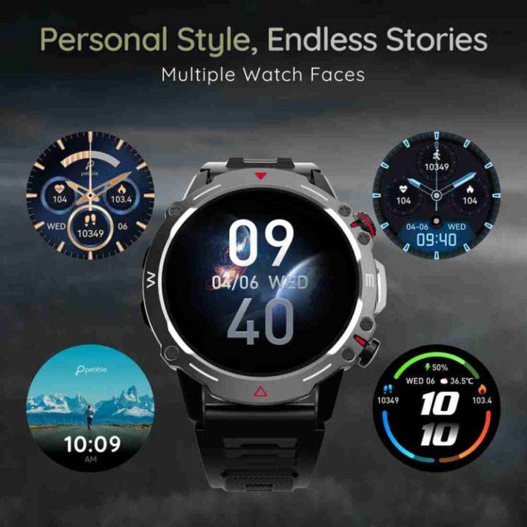 LIGE Super AMOLED Waterproof Smartwatch for Men