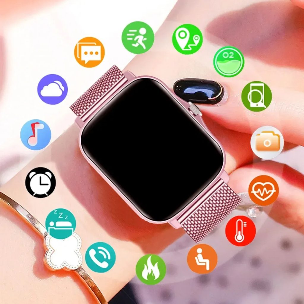 Lige full touch bluetooth calling multifunctional smartwatch gt20